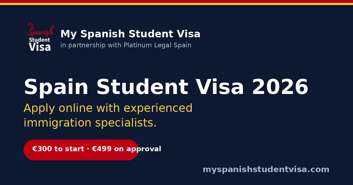 Spain Student Visa 2026 — What Changed | My Spanish